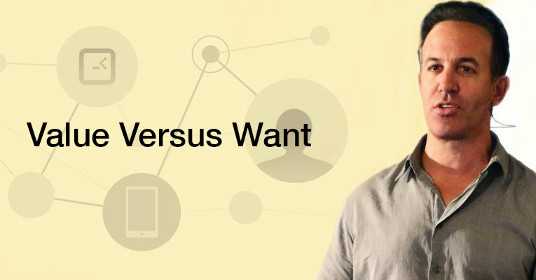 Value Versus Want - Chiropractic Marketing Ideas